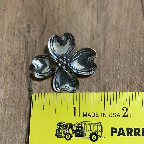 Beau Sterling | Jewelry | Vintage Beau Sterling Silver Dogwood Brooch ...